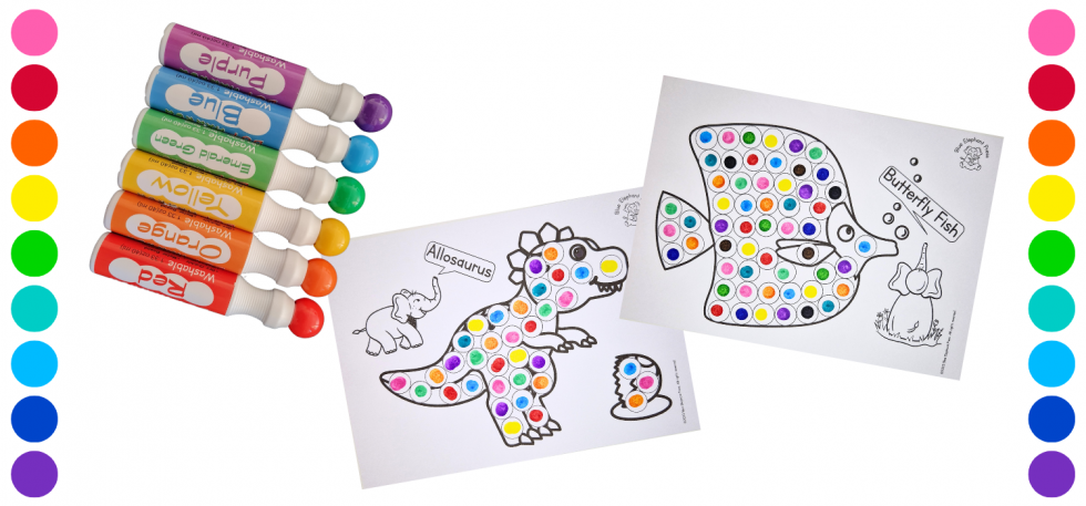 6 Developmental Benefits of Dot Markers | Blue Elephant Press