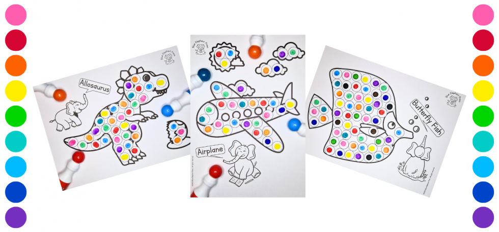 6 Developmental Benefits of Dot Markers | Blue Elephant Press